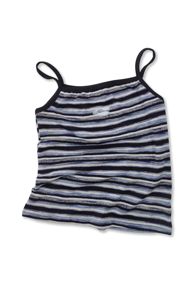 【restock】multi border camisore -blue- – Cycle by myob